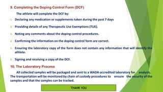 Doping in Sports dope sample collection procedure.pptx