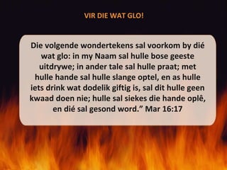 Doping met die heilige gees | PPT