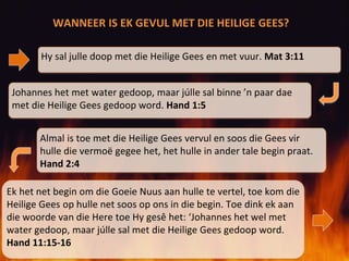 Doping met die heilige gees | PPTX