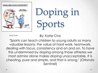 Doping ppt final | PPTX