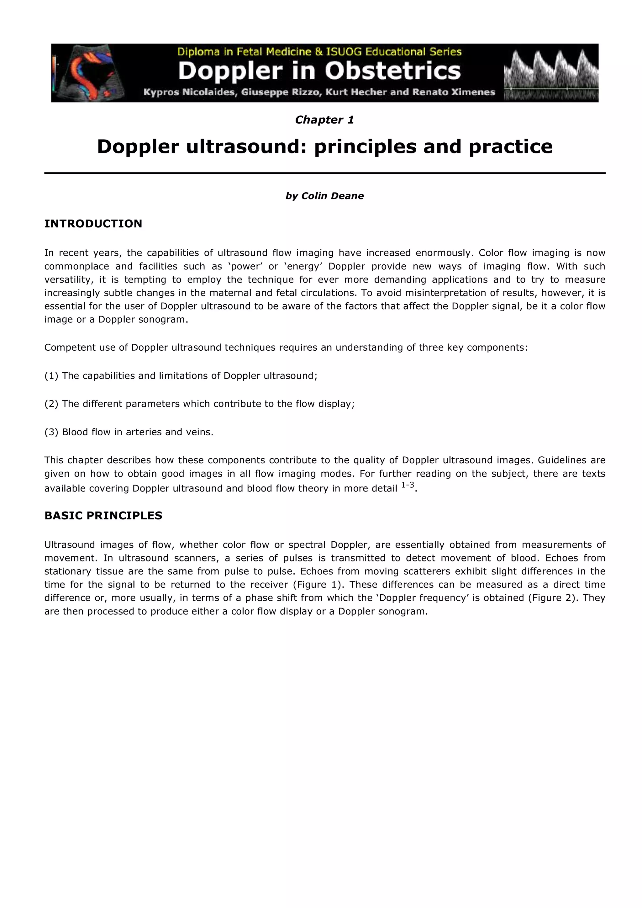 Doppler in-obstetrics | PDF
