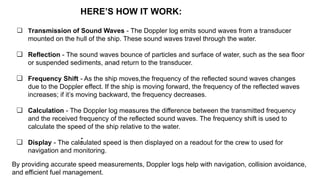 DOPPLER Log presentation in maritime educ | PPTX