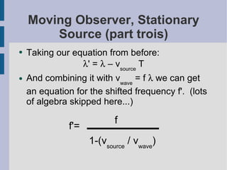 Doppler Effect with math | ODP