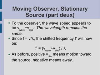 Doppler Effect with math | ODP