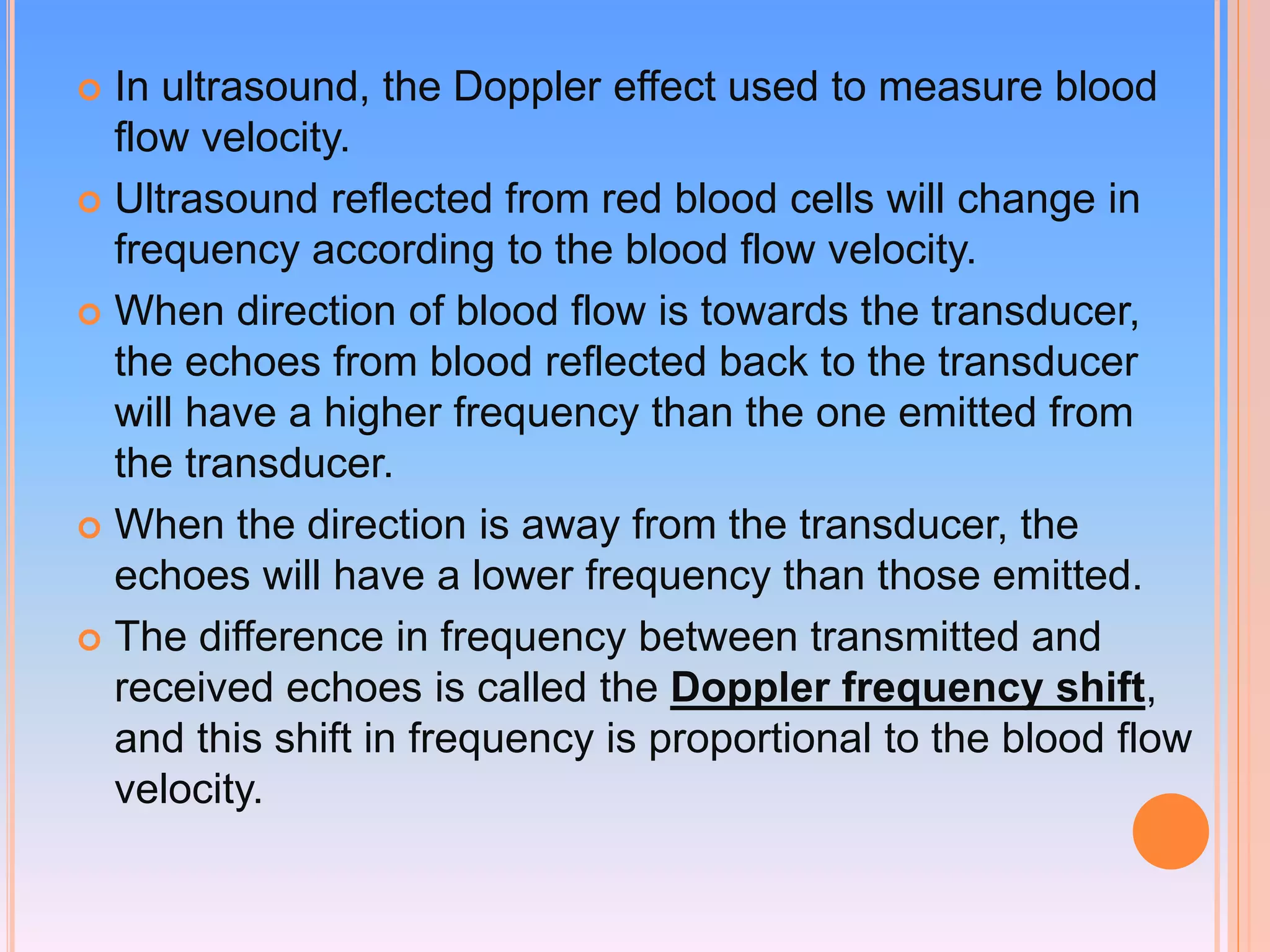 Doppler Ultrasonography And Advancements in USG | PPTX