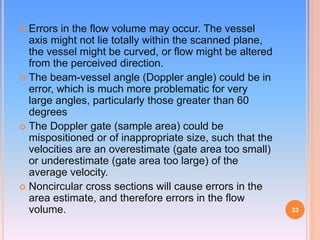 Doppler Ultrasonography And Advancements in USG | PPTX