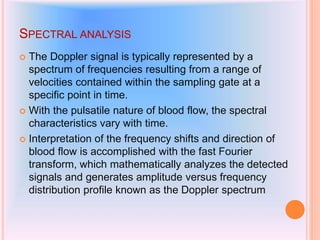 Doppler Ultrasonography And Advancements in USG | PPTX