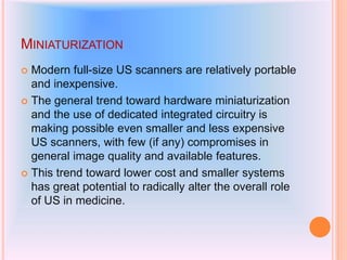 Doppler Ultrasonography And Advancements in USG | PPTX