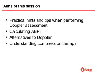 Doppler and compression british dermatology conference london 7th july ...