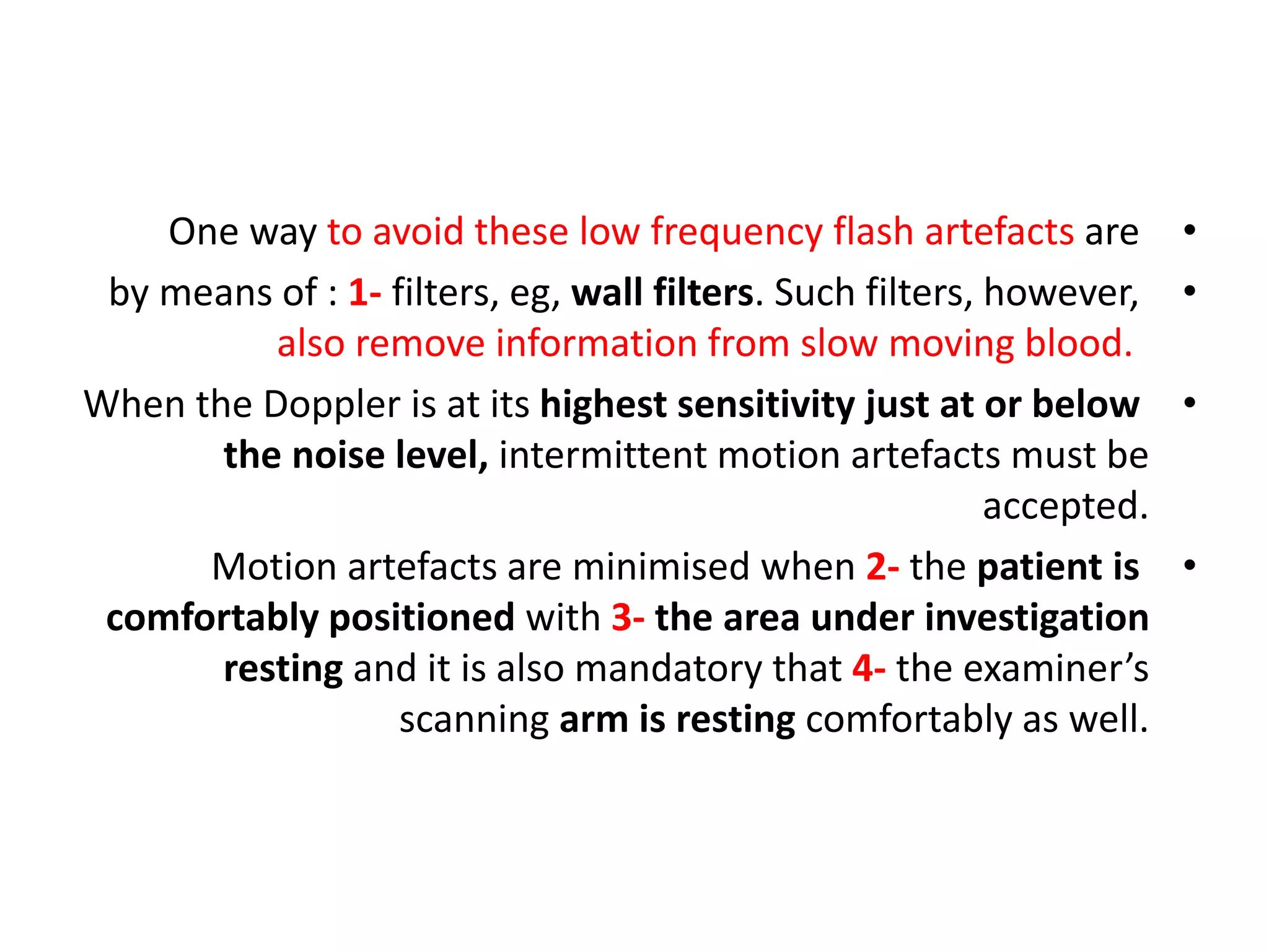 Doppler artefact (1) | PPTX