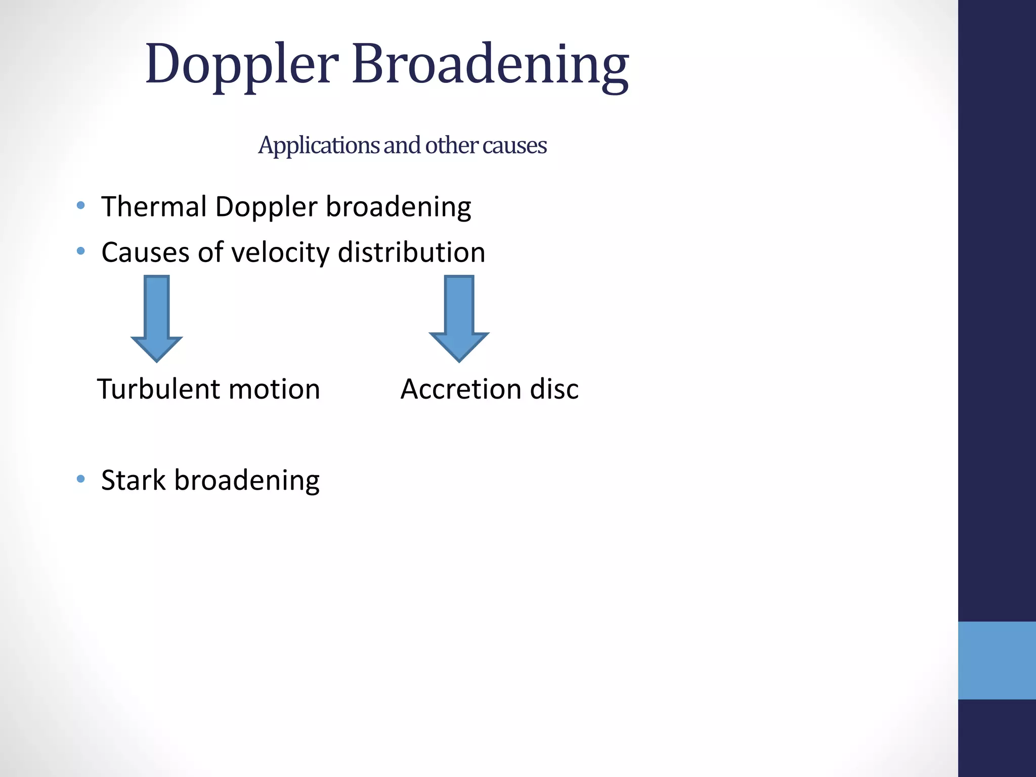 Doppler broadening | PPTX