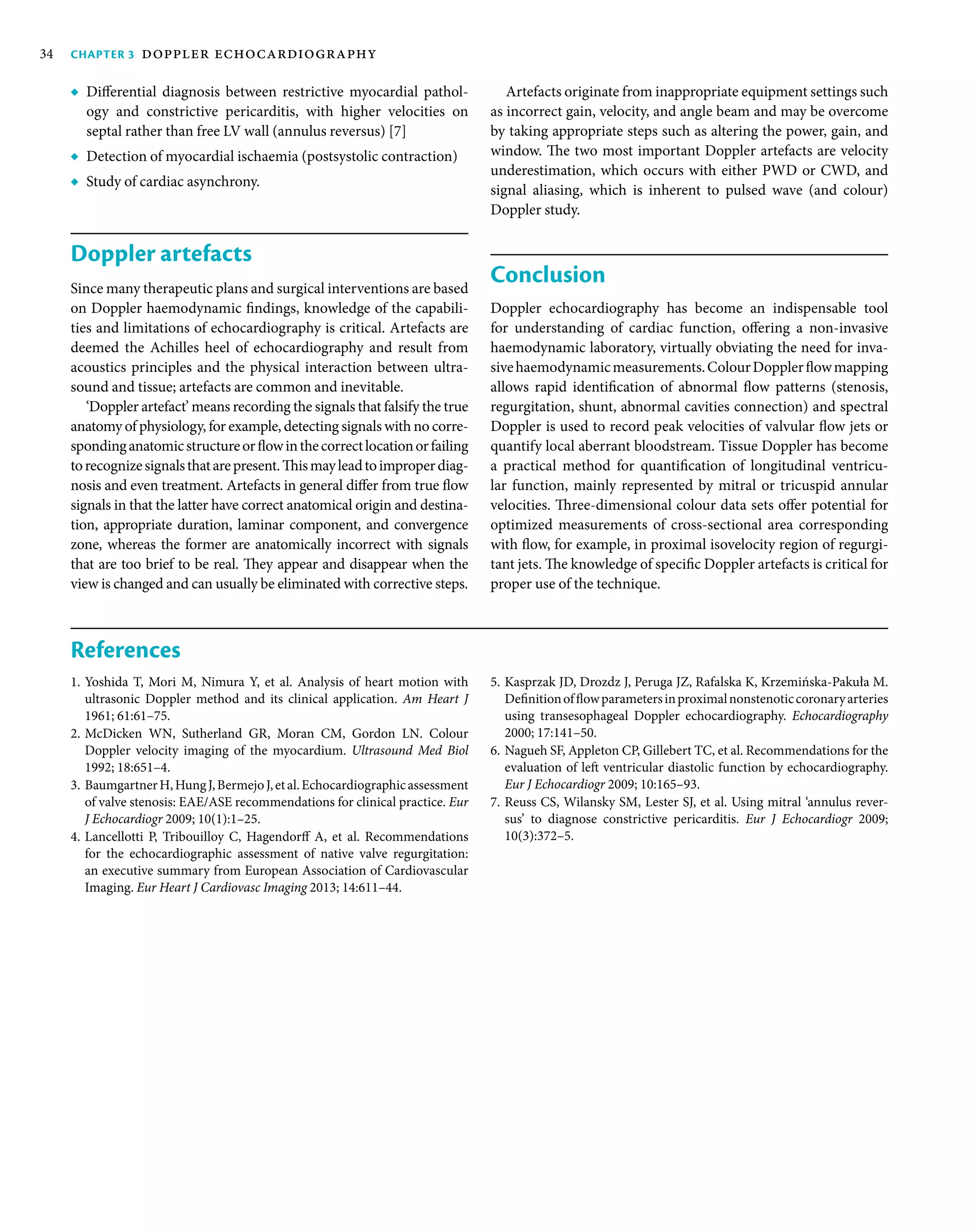 Doppler echocardiography | PDF | Heart and Cardiovascular Diseases | Diseases and Conditions