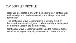 Doppler echocardiography | PPTX