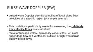 Doppler echocardiography | PPTX
