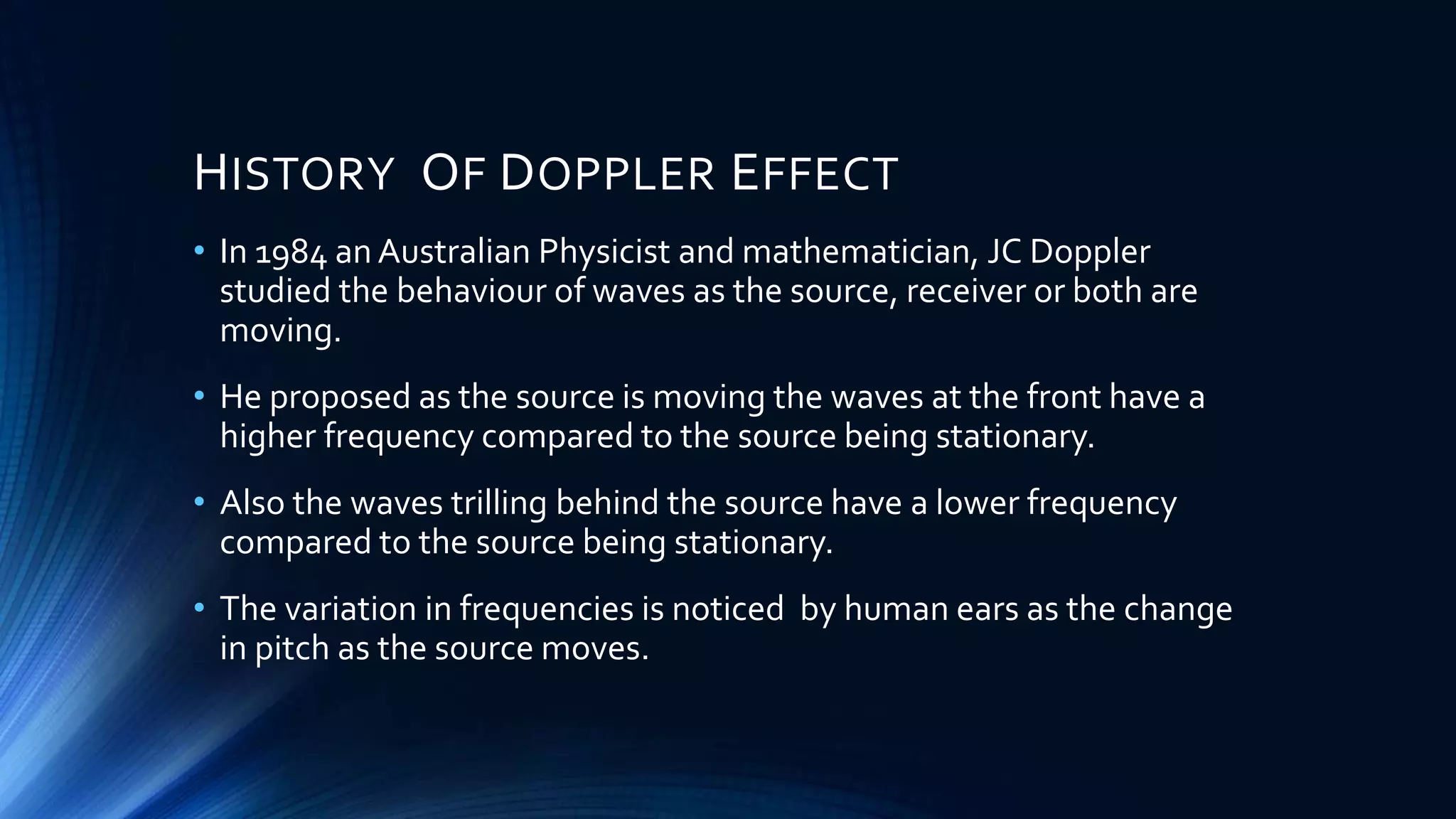 Doppler effect | PPTX
