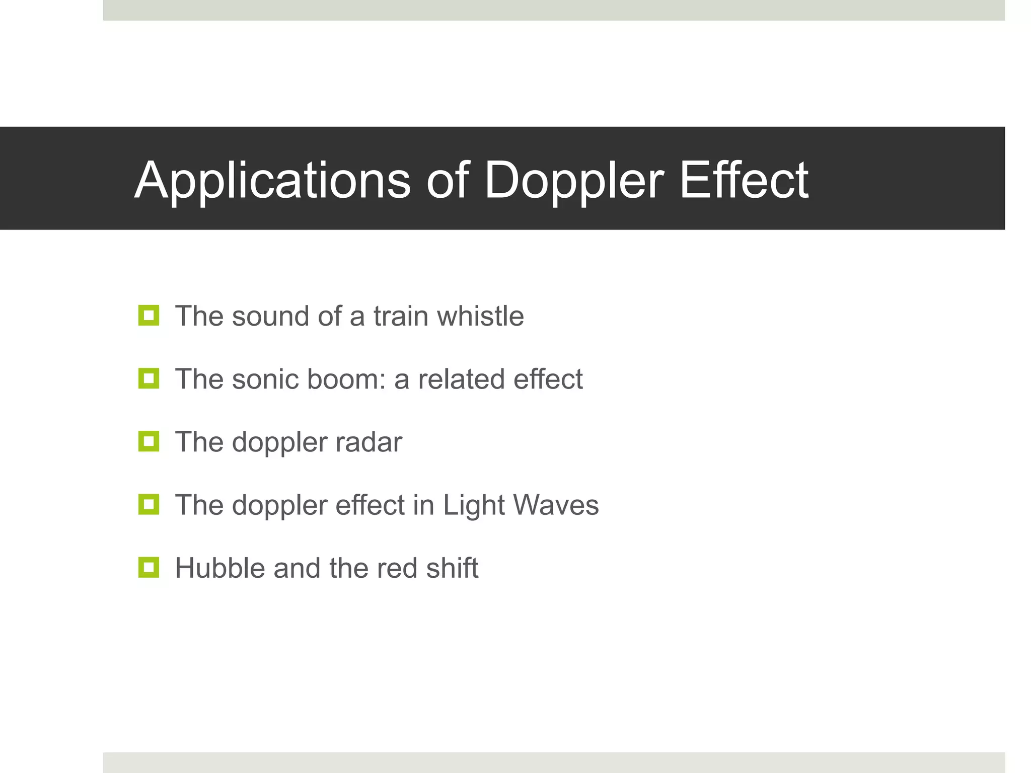 Doppler effect | PPTX