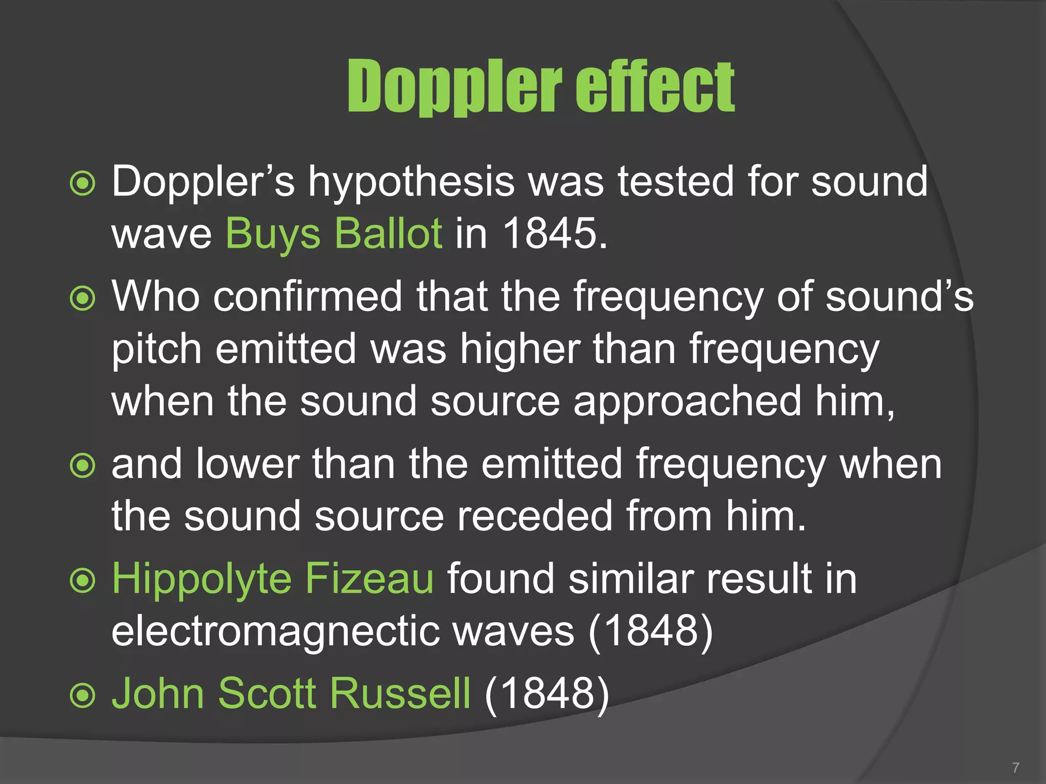 Doppler effect | PPTX