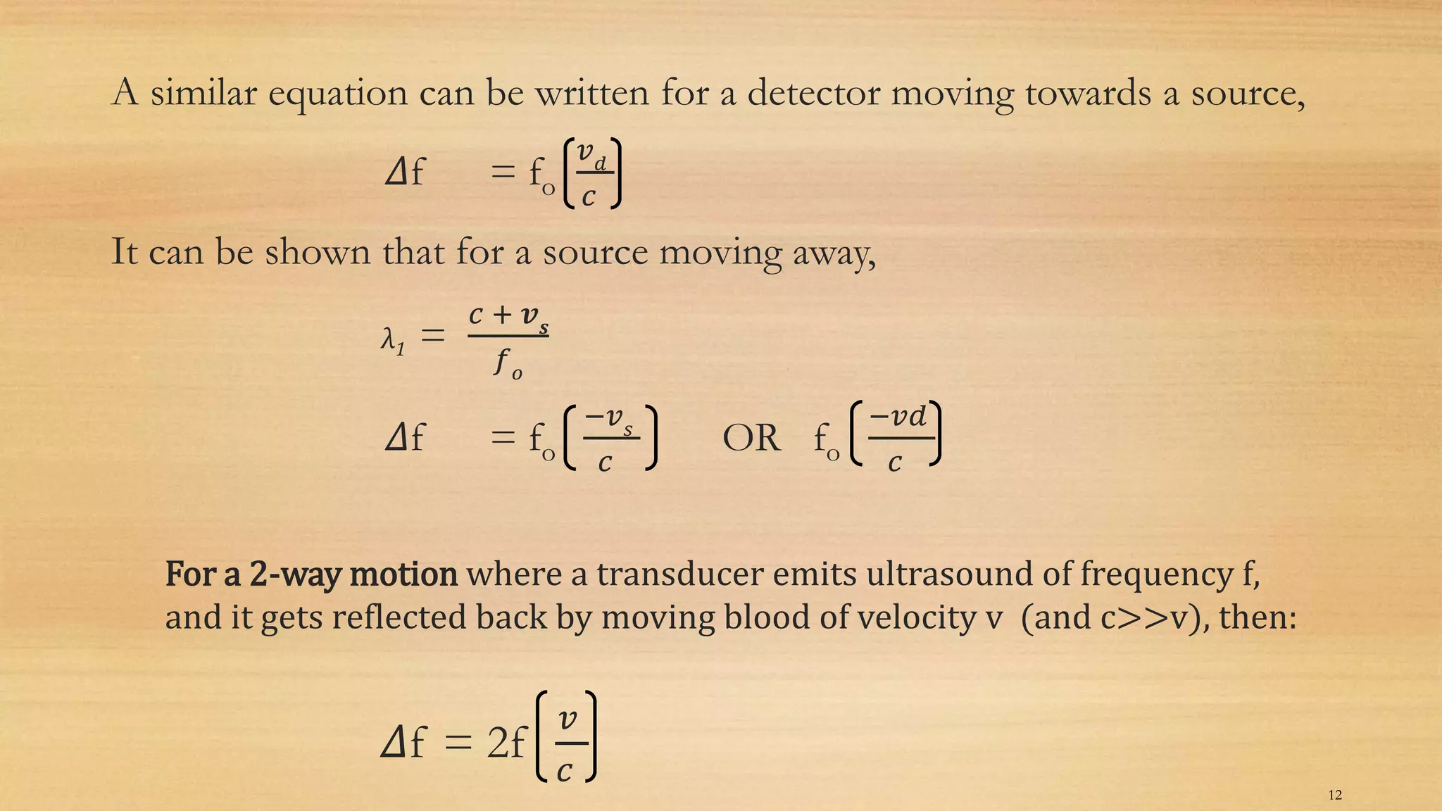 Doppler Effect - Ultrasound | PPTX | Digital Audio | Computer Software ...