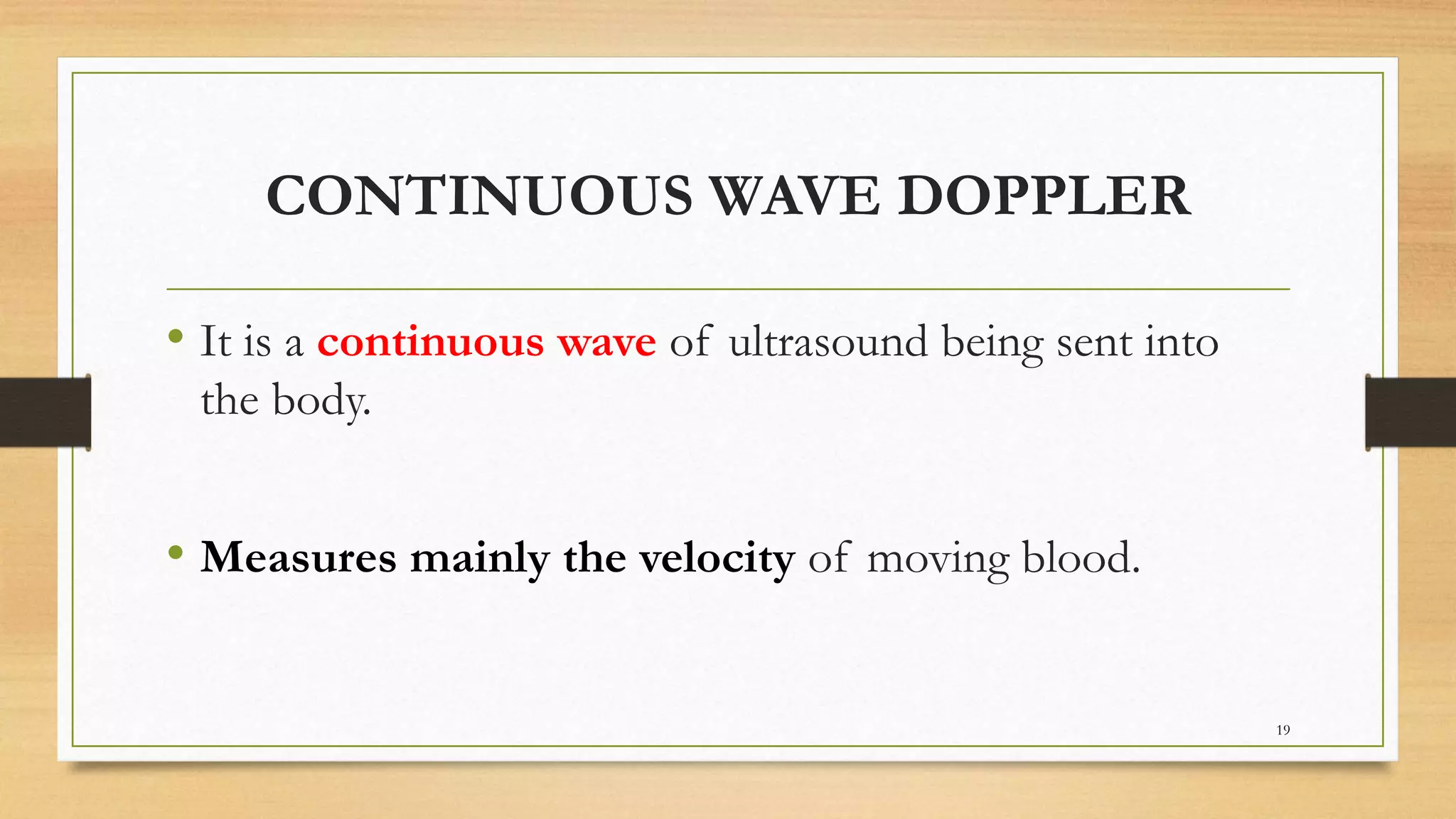 Doppler Effect - Ultrasound | PPTX | Digital Audio | Computer Software ...