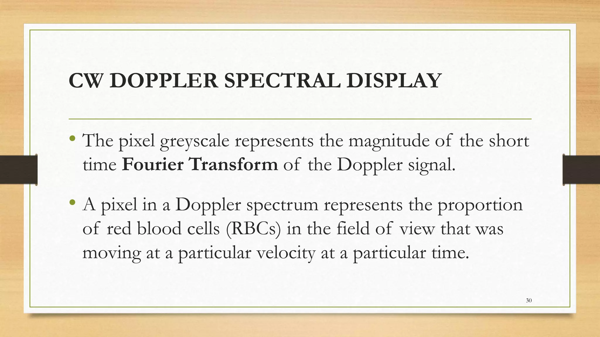 Doppler Effect - Ultrasound | PPTX | Digital Audio | Computer Software ...