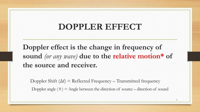 Doppler Effect - Ultrasound | PPTX | Digital Audio | Computer Software ...