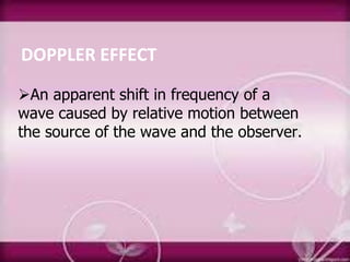 Doppler Effect and Blueshift and Redshift | PPTX
