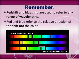 Doppler Effect and Blueshift and Redshift | PPTX