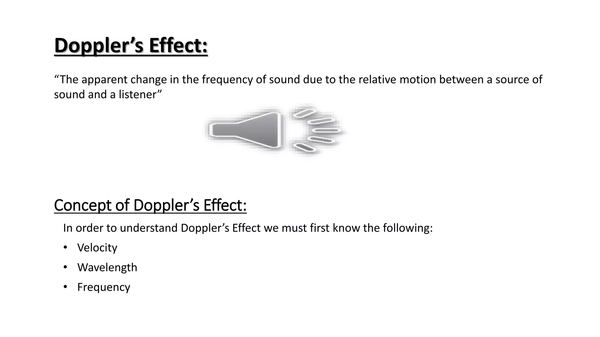 Doppler Effect Xi Physics | PPTX