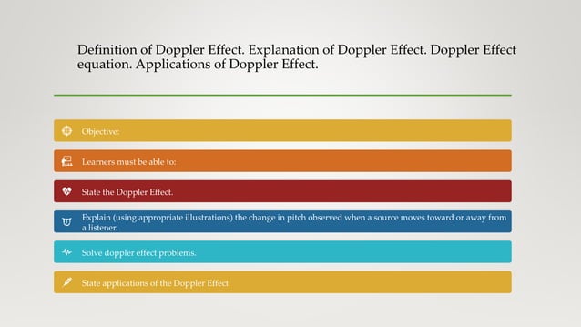 Doppler effect lesson slides | PPTX | Physics | Science