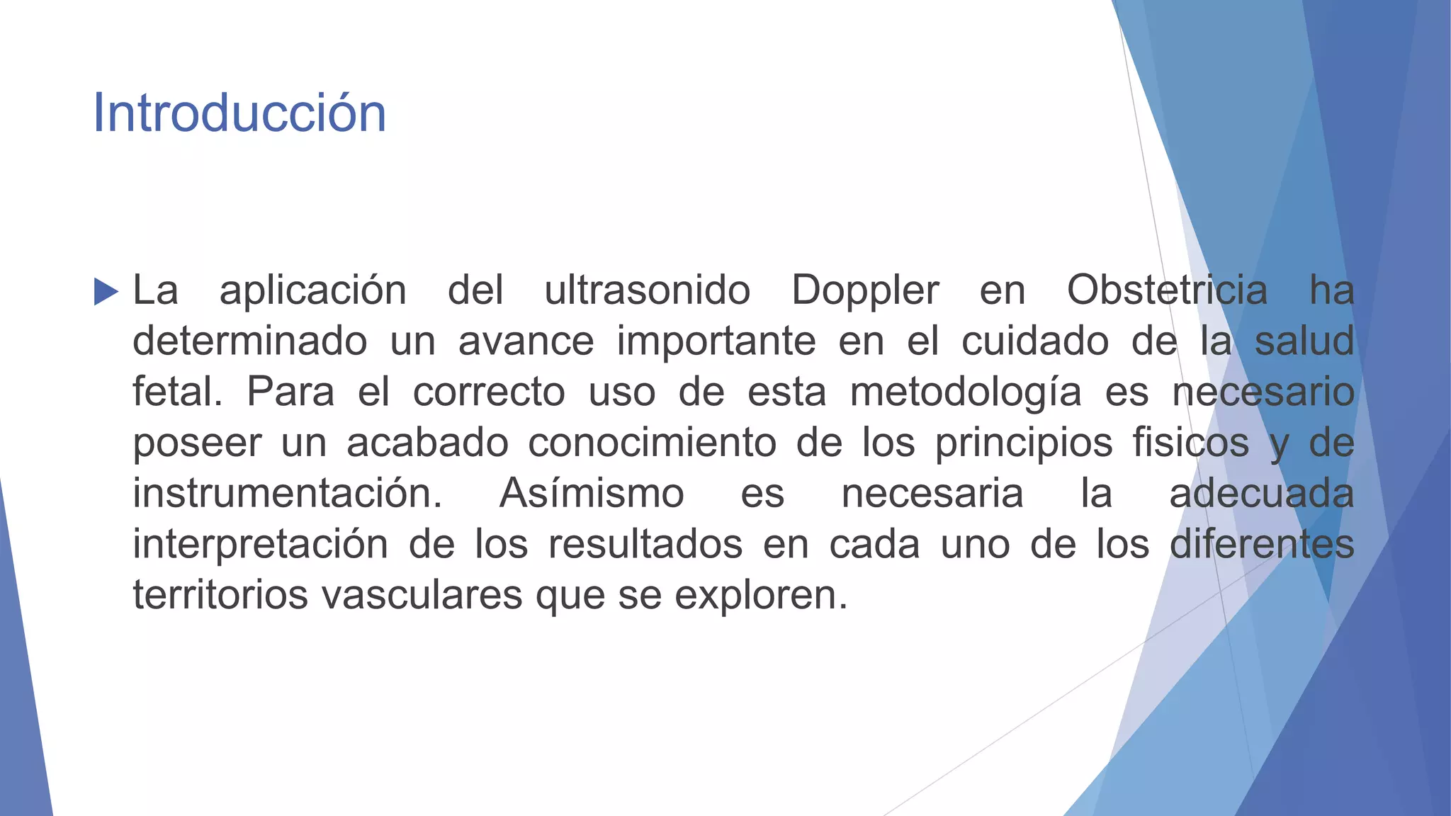 Doppler en obstetricia | PPTX