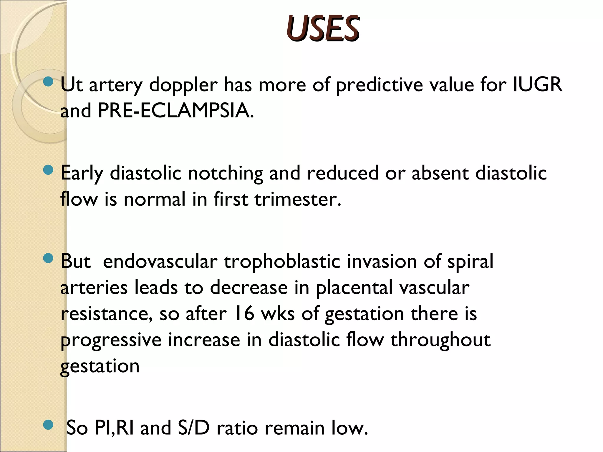 Doppler in pregnancy | PPT