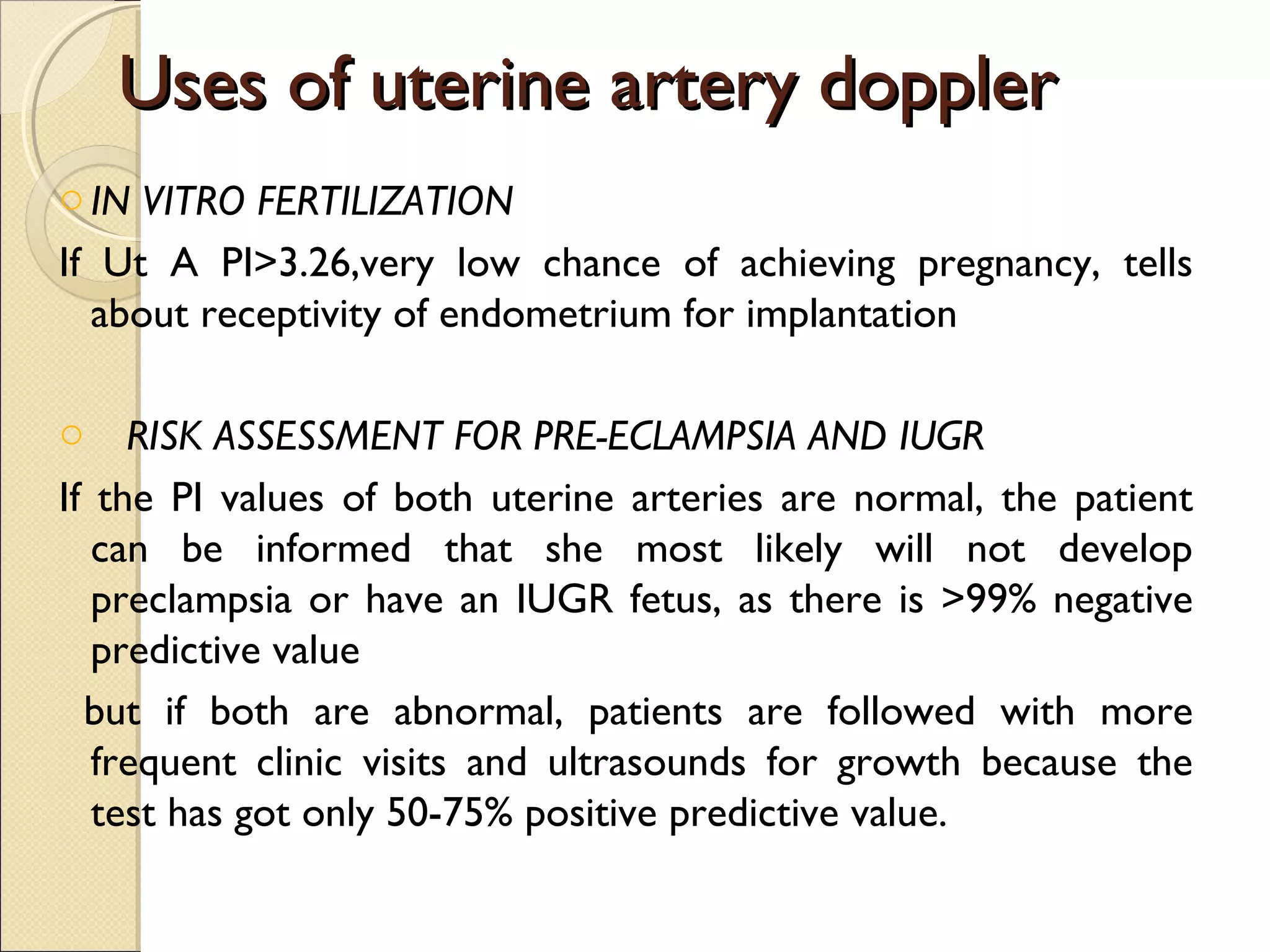 Doppler in pregnancy | PPT
