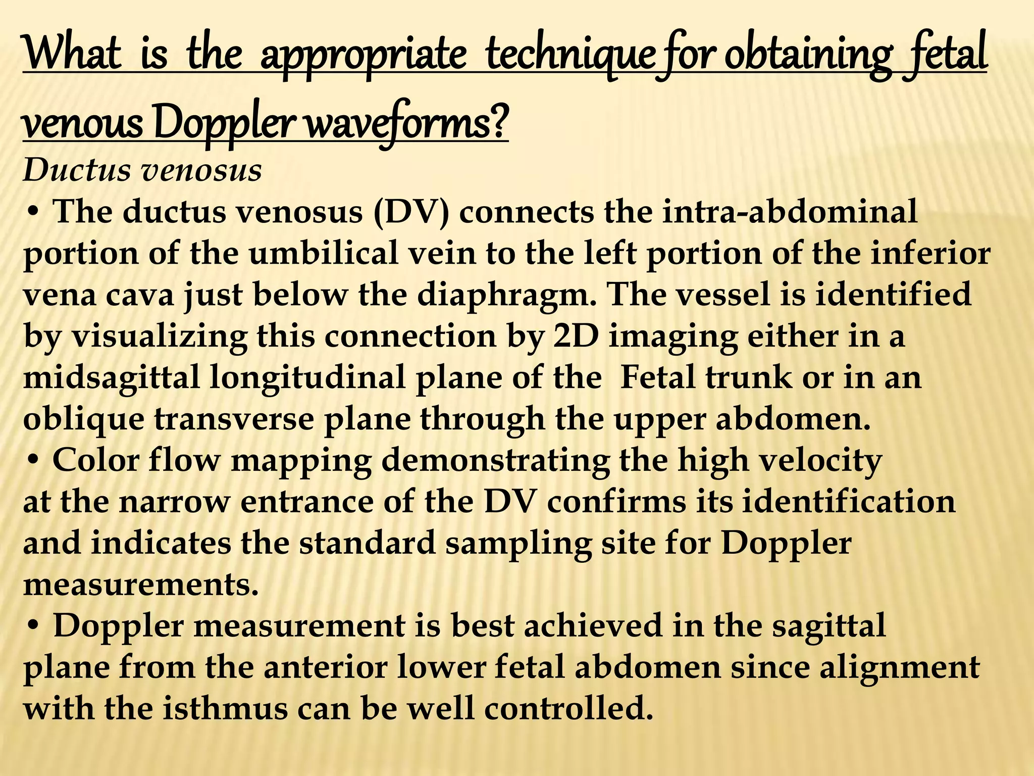 Doppler in pregnancy | PPTX