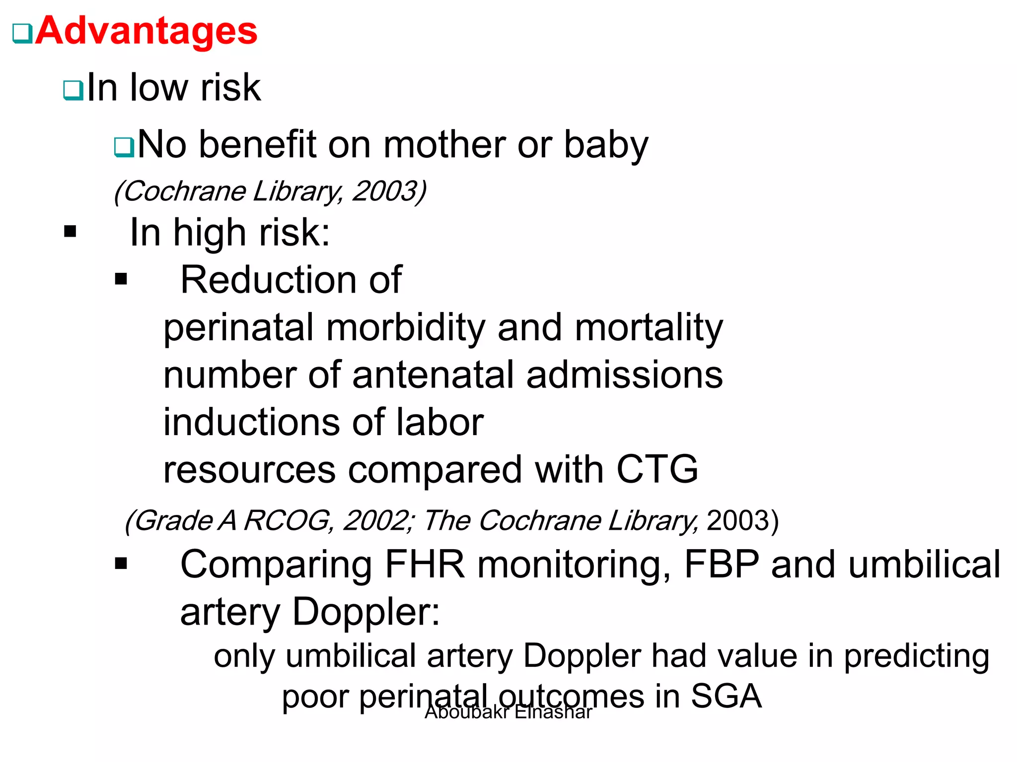 Doppler interpretation in pregnancy | PDF