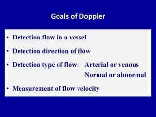 Doppler ultrasound of the portal system - Normal findings | PPTX