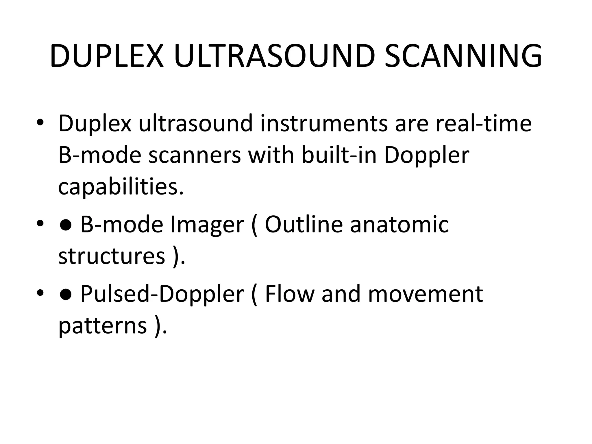 Color Doppler Ultrasound - Basic physics | PPTX | Physics | Science