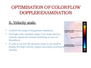 Color Doppler Ultrasound - Basic physics | PPTX