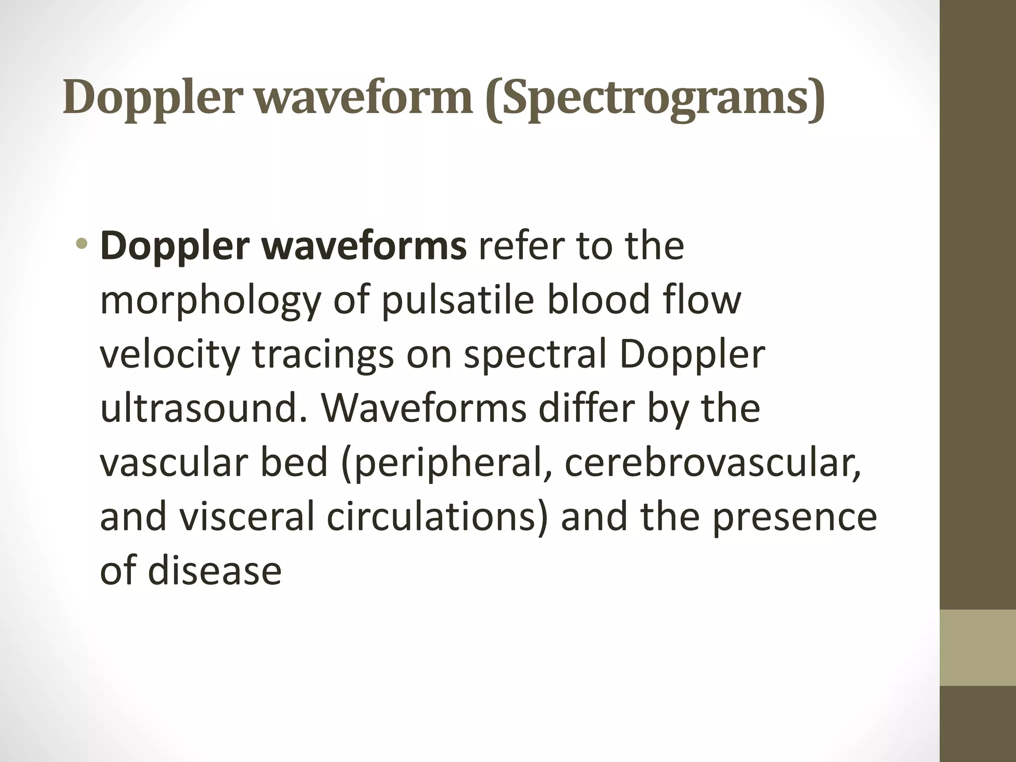 Doppler Physics & instrumentation 4 | PPTX