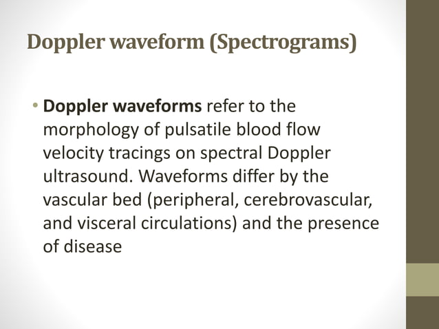 Doppler Physics & instrumentation 4 | PPT