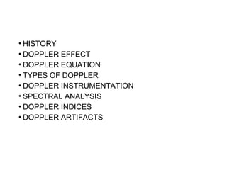 doppler physics medical imaging in human body in seminar content ppt.pptx