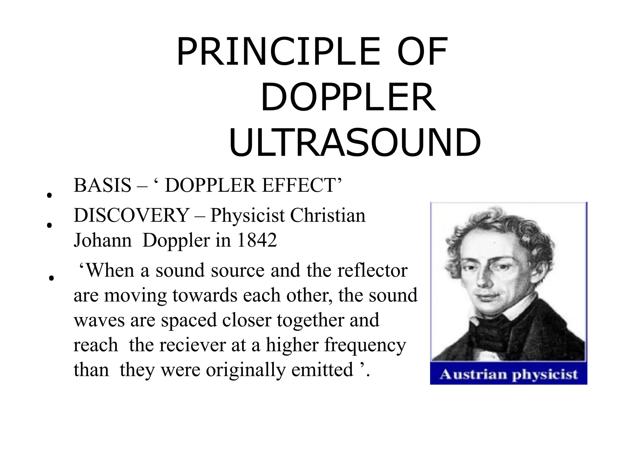 Doppler principle Evaluation of waveform .pptx