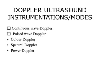 Doppler principle Evaluation of waveform .pptx