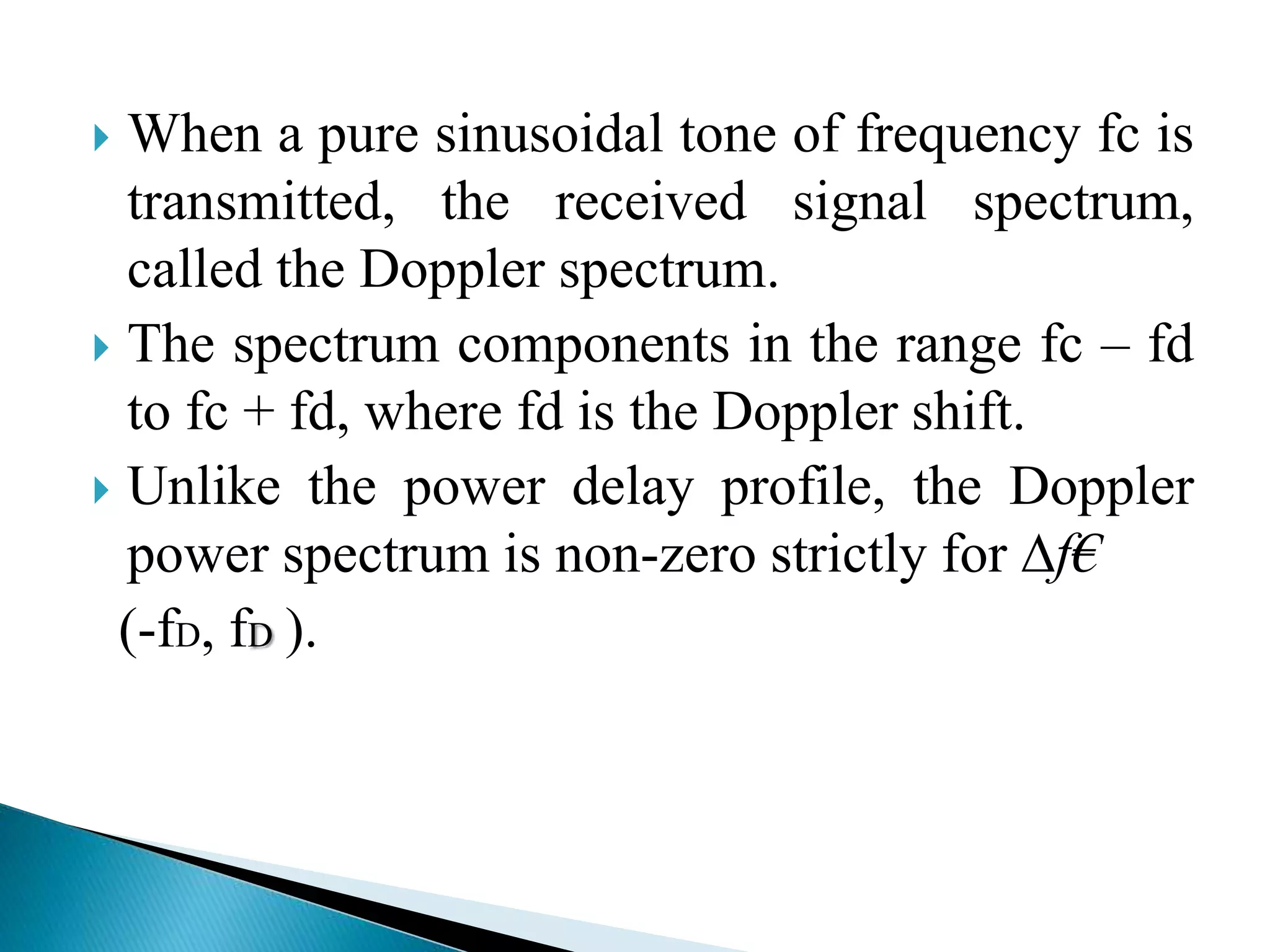 Doppler Spread and Coherence Time.pptx