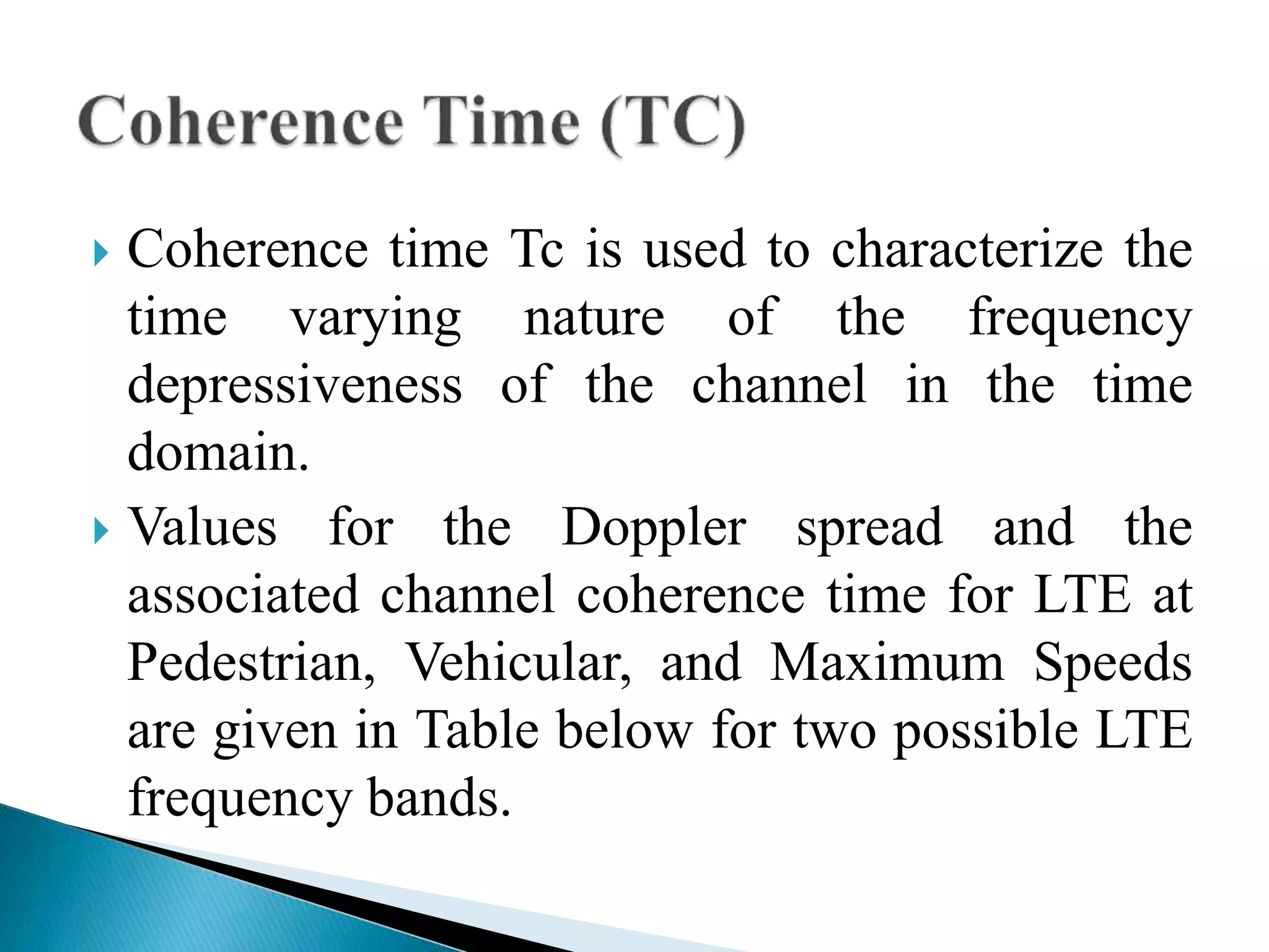Doppler Spread and Coherence Time.pptx
