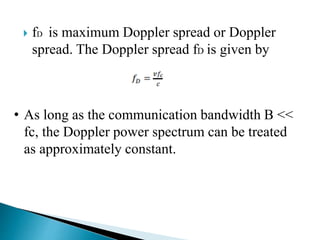 Doppler Spread and Coherence Time.pptx
