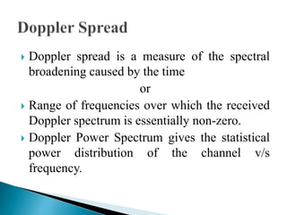 Doppler Spread and Coherence Time.pptx