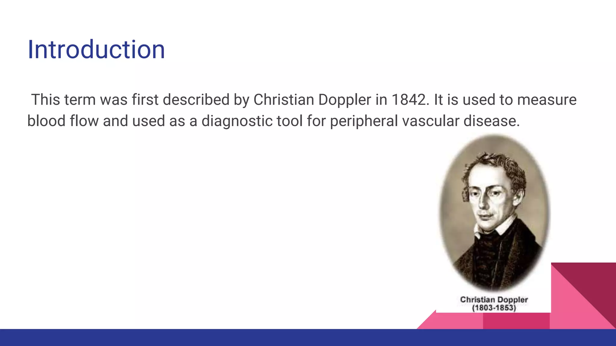 Doppler studies | PPTX