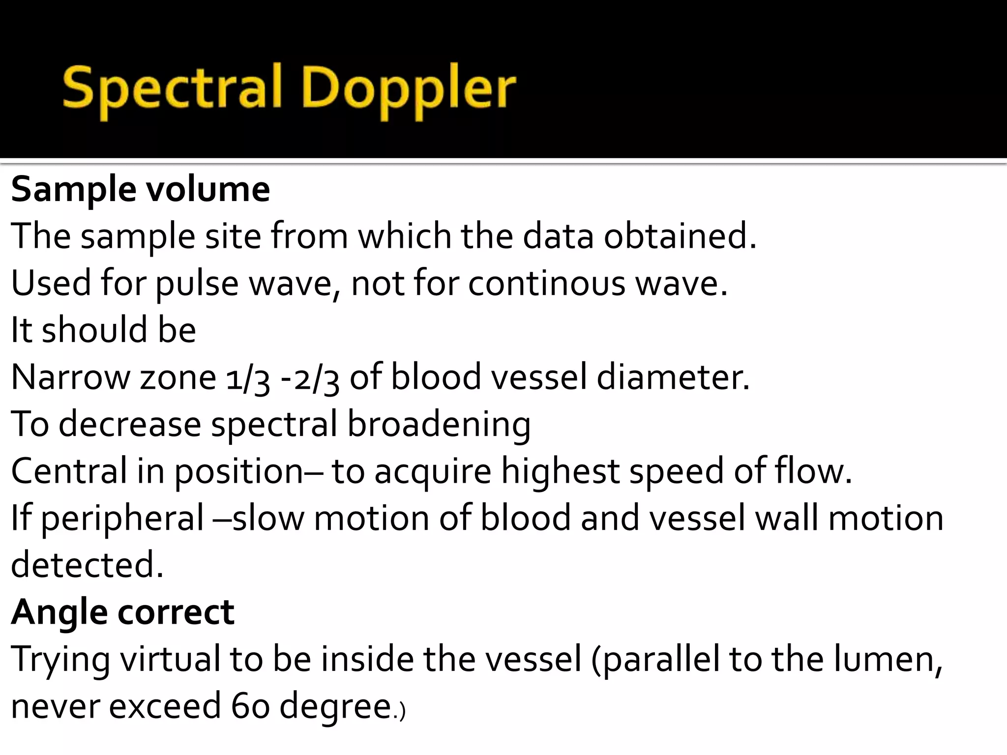 Doppler study general bases | PPT