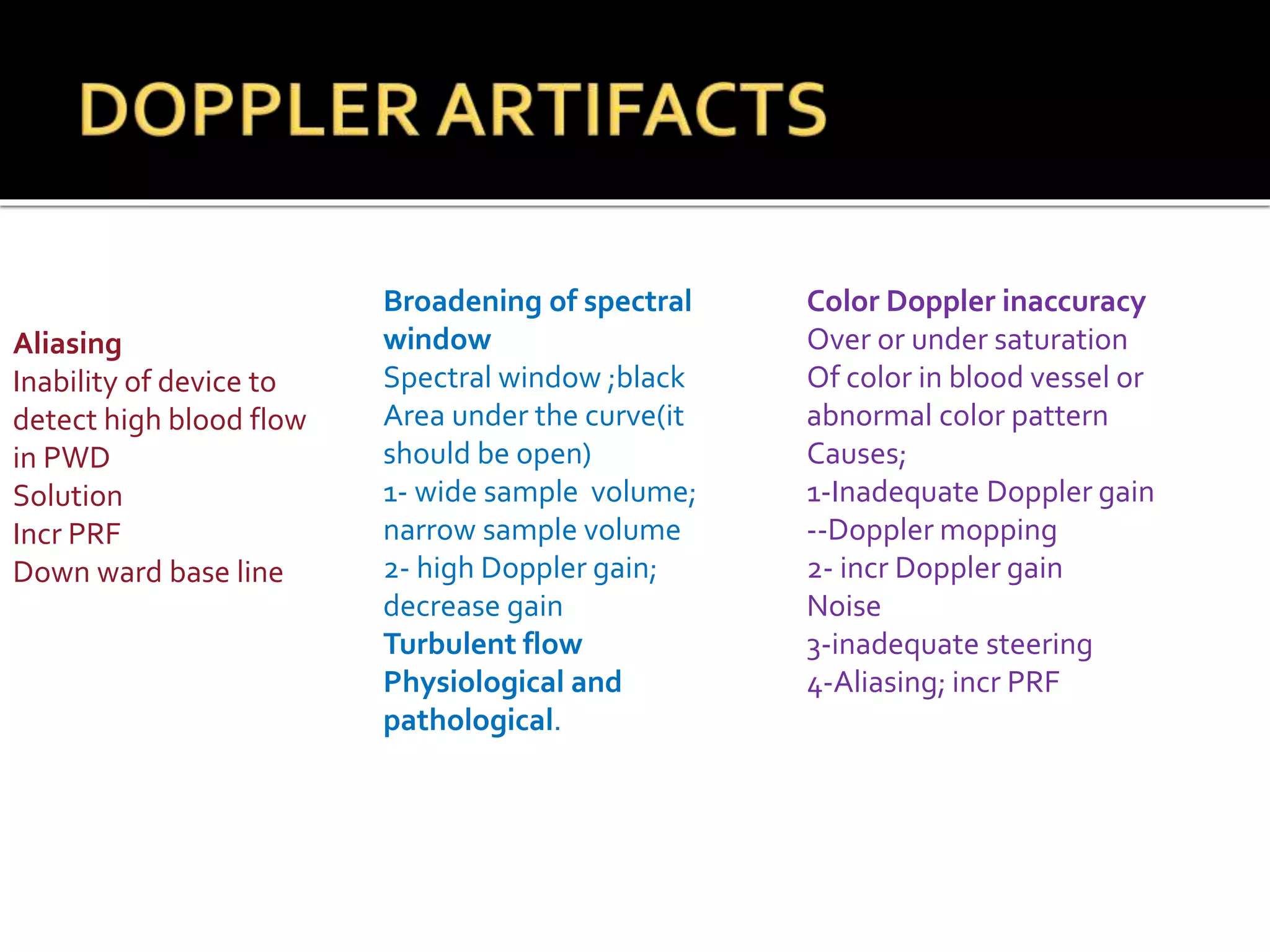 Doppler study general bases | PPT