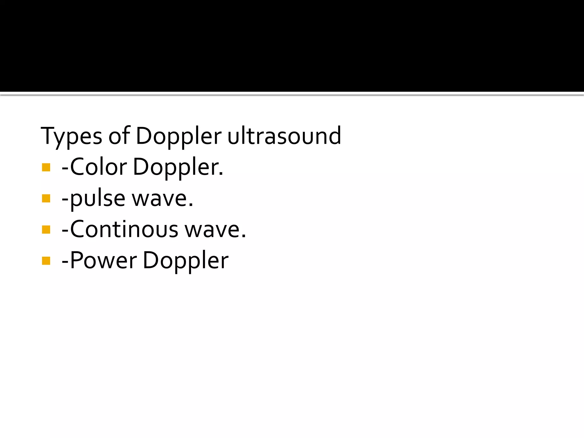 Doppler study general bases | PPT